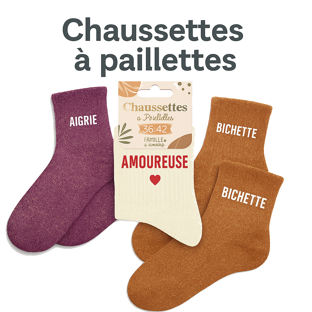 Chaussettes à paillettes femme | Planète Chaussettes – Page 3